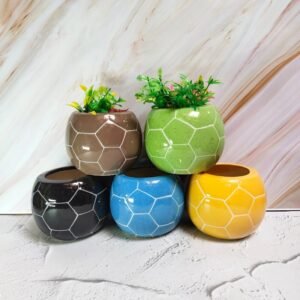 Football Shape Ceramic Planters Pot | Khurja Ceramic