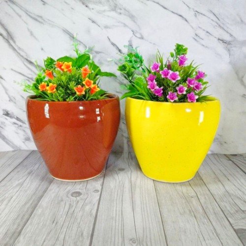 Ceramic pots & Planters at wholesale rates | Khurja Ceramic